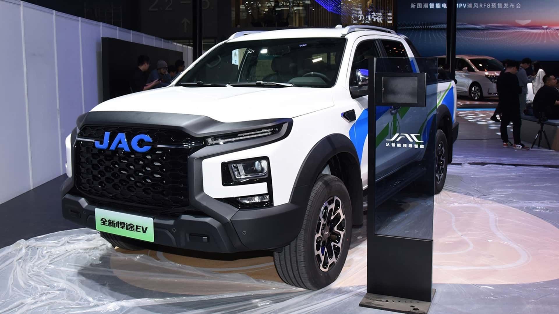 JAC Revelará Nova Versão Da Picape Hunter EV No Salão De Pequim Em ...