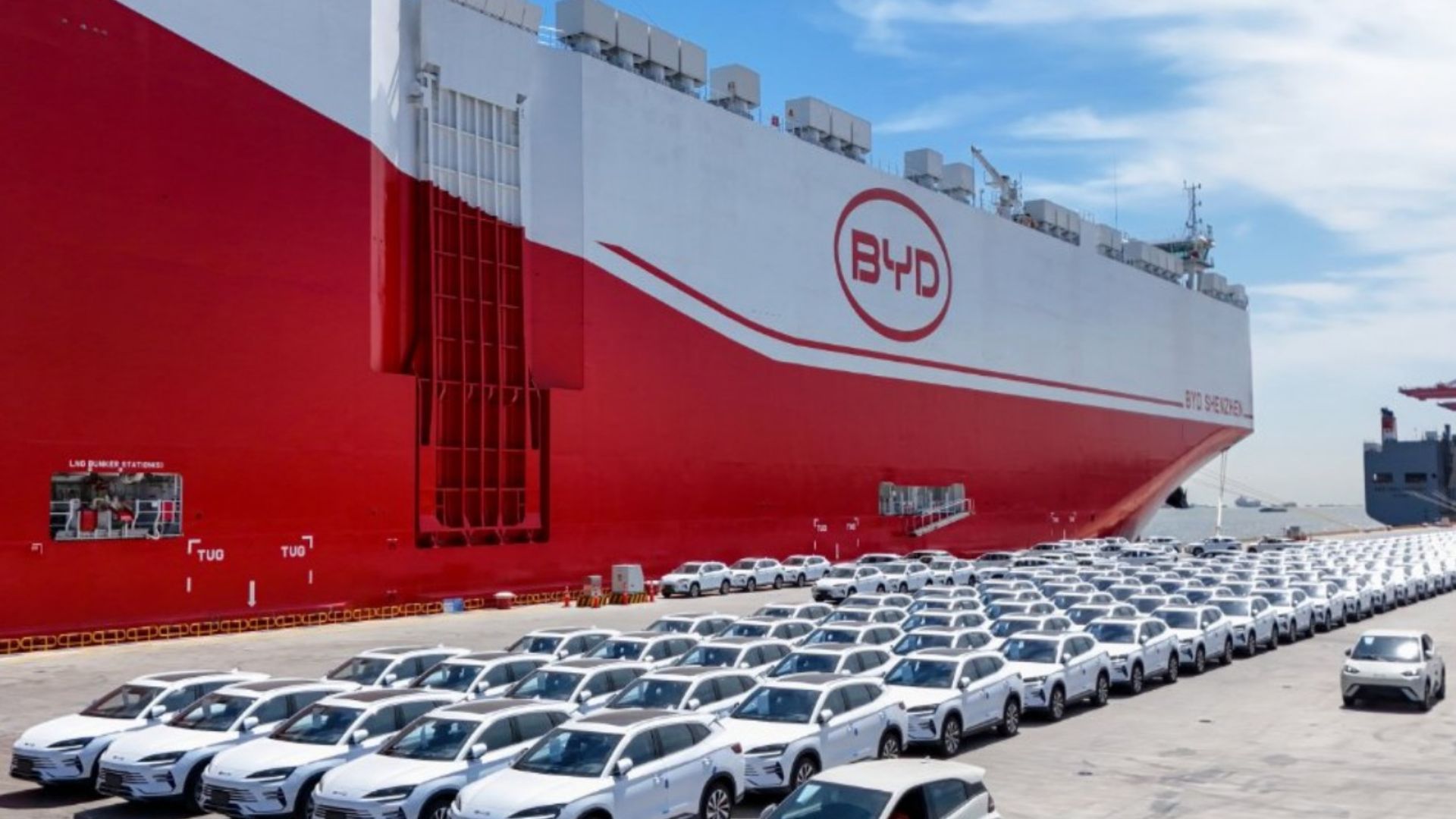 Navio Shenzhen Da BYD Chega Ao Brasil Com 7 Mil Carros E Vira O Jogo ...